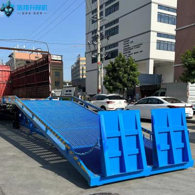 China T/T CE/ISO 10 Ton Mobile Container Ramp for Forklift Used Loading Yard Ramp for sale