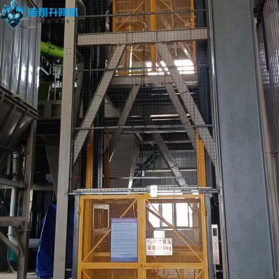 China 3t 3stop CE Approved Cargo Lift Platform Freight Elevator Cage Lift in Warehouse for sale