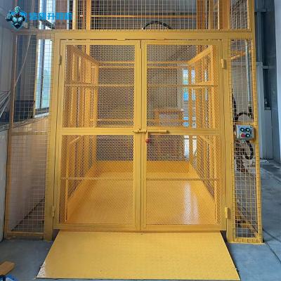 China Hydraulic Cargo Lift Platform Heavy Duty Steel Vertical Freight Elevator for Warehouse for sale
