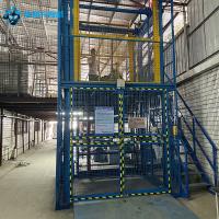 China 1500kg Hydraulic Cargo Lift with Safety System Warehouse Freight Elevator for sale