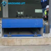 China Sturdy Hydraulic Dock Leveler 6T-20T Slip-Resistant Steel Platform for Warehouse Cargo Loading for sale