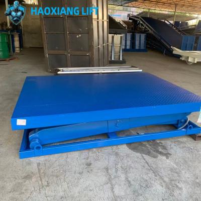 China Stationary Scissor Lift Table - Oversized Customizable Platform - Elevated Lift Height for Warehouse Cargo Handling for sale