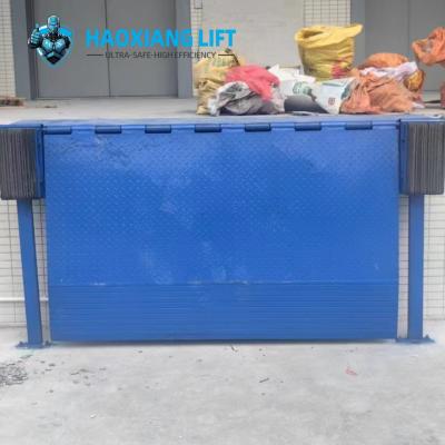 China Fixed Scissor Lifting Platform: Large Custom Space-Saving High-Height Solution for Warehouse Cargo Transport + Edge-Mounted Dock Leveler for sale