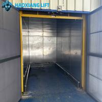 China Indoor Rhombic Mesh Barrier Cargo Lift - 2-Ton 6M Hydraulic Customizable Design Stainless steel for sale