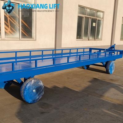 China Heavy-Duty Steel Flatbed Trailer - 2 Ton Industrial Cargo Handling Trailer for sale