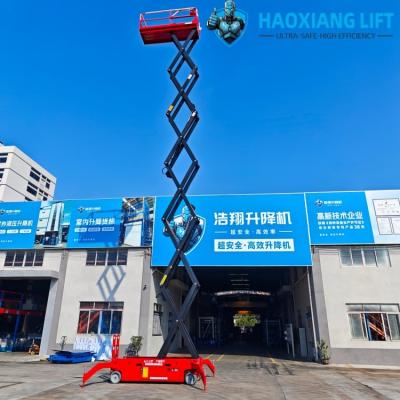 China Safe Self-Propelled Mobile Scissors Lift - 16m Working Height 600kg Industrial Facility Maintenance Lift for sale