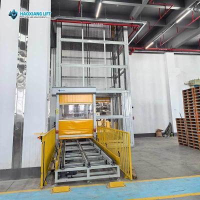 China Heavy Load Vertical Reciprocating Conveyor Steel Hydraulic Freight Lift Platform for sale