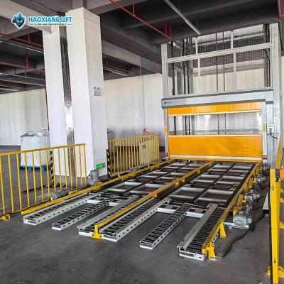 China Custom Platform Size Vertical Reciprocating Conveyor with 2-12 m Lifting Height and 0.5-2 tons Load Capacity Hydraulic Cargo Lift for sale