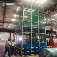 China Automatic Vertical Reciprocating Conveyor PLC Controlled Pallet Elevator for sale