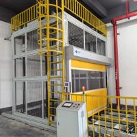 China Heavy Duty Reciprocating Vertical Material Lift Fully Enclosed Safety Fence Warehouse Cargo Lifter for sale