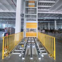 China Heavy Duty Reciprocating Vertical Material Lift Fully Enclosed Safety Fence Warehouse Cargo Lifter For Multi Floor Factory Logistics for sale
