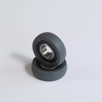 China Round Guide Wheel Bearing U Groove Nylon POM Plastic Coated ISO Certificate for sale