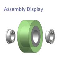 China Nylon Urethane Plastic Coated Bearings Custom Cast Precision PU Covered for sale