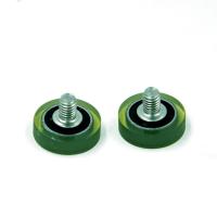 China Polyurethane Rubber Coated Bearings Shore 85A Custom With Bolt for sale