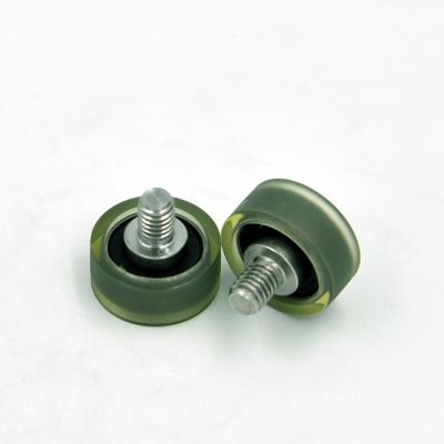 China Polyurethane Rubber Coated Bearings Shore 85A Custom With Bolt for sale