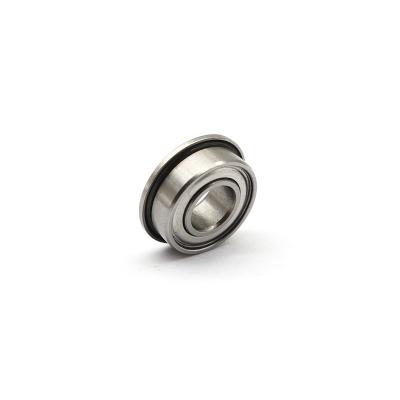 China Gcr15 Flange Ball Bearings 5mm Single Row RS Shields Custom for sale