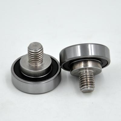China Polyurethane Threaded Roller Bearing Gcr15 Ball Bearing Single Row for sale