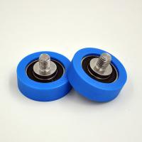 China Flat Shaped Urethane Coated Bearing Rollers for sale
