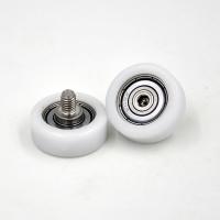 China Waterproof POM Bearings White Plastic Roller Bearings For Sliding System for sale