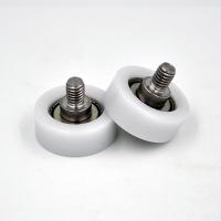 China Waterproof POM Bearings White Plastic Roller Bearings For Sliding System for sale