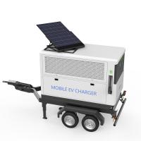 China 180KW 210KWH Mobile EV Charging Solutions Mobile Charger EV With PV Photovoltaic Panels for sale