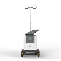 China 4KW Mobile Light Tower 150000LM IP54 Portable Generator Light Tower for sale