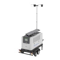 China 4KW Mobile Light Tower 150000LM IP54 Portable Generator Light Tower for sale