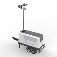 China 2KW MOBILE LIGHTING PLANT PORTABLE LIGHTING TOWERS VIDEO SURVEILLANCE CHARGING FUNCTION for sale