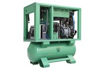 China Laser Cutting Two Stage Portable Oilfree Air Compressor 65dB Heavy Duty Industrial 50% Energy Saving for sale