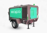 China 7 Bar 430 CFM Portable Screw Air Compressor | 93 KW Diesel Power | 2050 kg Industrial Grade for sale
