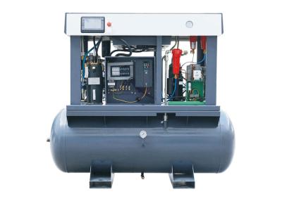 China 10hp 7.5kw 30cfm Laser Cutting Rotary Screw Air Compressor with Integrated Dryer for sale