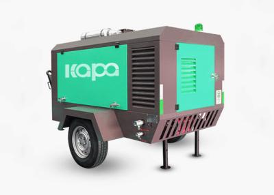 China 8 Bar 7.5 m³/min Diesel Stationary Compressor with 60KW Power for Drilling and Mining for sale