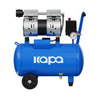 China Oil Free Silent Portable Piston Air Compressor 220V 50Hz 8Bar 24L 0.55kW for sale