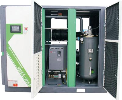 China 75kW 100HP Oil Free Screw Air Compressor 15m3/min 0.8MPa for Food Industry for sale