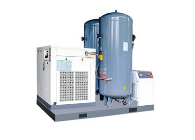 China 50hp 16bar Skid Mounted All-in-One Screw Air Compressor 37kW 4.24m3/min for sale