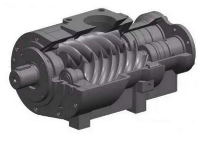 China High Efficiency ASME Air Compressor End Spare Part with Oil Fog Cooling System and Low Bearing Noise for sale