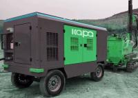 China 22KW Two Stage Screw Air Compressor 4.1m³/min 0.8Mpa Mobile Industrial Unit with 660kg Weight for sale