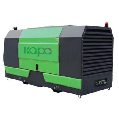 China Rotary Screw Low Noise Portable Air Compressor 12 m³/min 7 Bar with Diesel Engine for sale