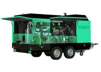 China CUMMINS Diesel Engine Screw Air Compressor 265CFM 102PSI Portable Industrial Unit for sale