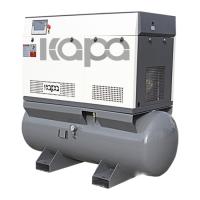 China Kapa 4-in-1 Integrated Laser Cutting Air Compressor 15HP 11KW with 16 Bar Working Pressure and 600L Tank for sale