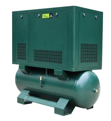 China 4-in-1 Laser Cutting Screw Air Compressor 18.5kW 25HP 25 Bar with 500L Tank for sale