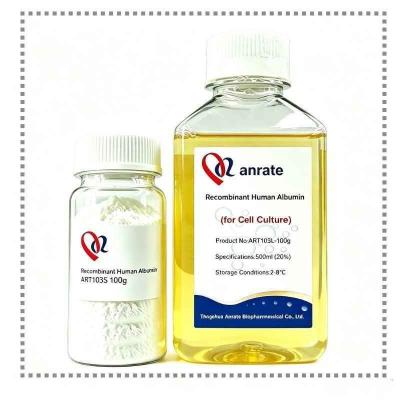 China Bulk Supply Recombinant HSA Serum Albumin For CGT Industrial Bioproduction for sale