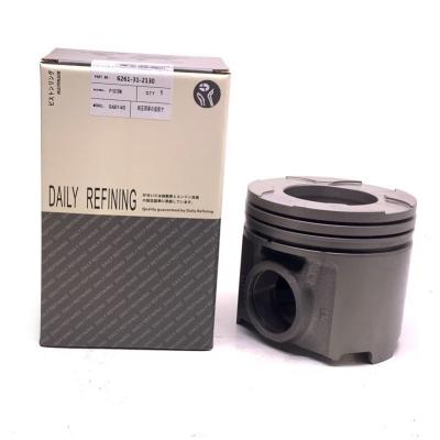 China 12V140 S6D140 Piston Kit for Komatsu Engine Parts 6211-32-2130 6211-32-2110 for sale