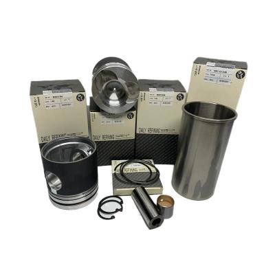 China D1146 D1146t Engine Liner Kit dH300-7 Doosan Engine Parts Cylinder Kit 65.02501-0785A for sale