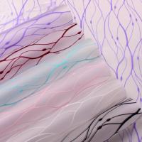 China Printed Net Opp Waterproof Florist Paper 58cm X 58cm Bouquet Wrapping for sale