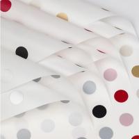 China 58cm X 58cm Translucent Florist Wrapping Paper Star And Dot Style for sale