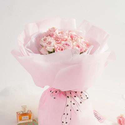 China CMYK Printed Flower Wrapping Paper 58x58 Size For Bouquet for sale