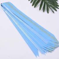 China Printed Love You Hampers Gift Organza Pull Bow Ribbon 5cm X 75cm for sale
