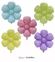 China Ins Style Cute Daisy Flower Shape Foil Balloons Globos Party Decoration for sale