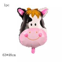 China Animal Head Foil Ballons Cartoon Helium Foil Balloon Decoration for sale